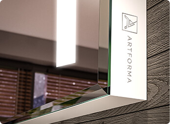 Artforma - Bathroom Mirror LED Lighted Rectangular L02